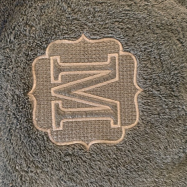 5 Inch Size - Embossed Machine Embroidery Monogram Alphabet - BX Files ...