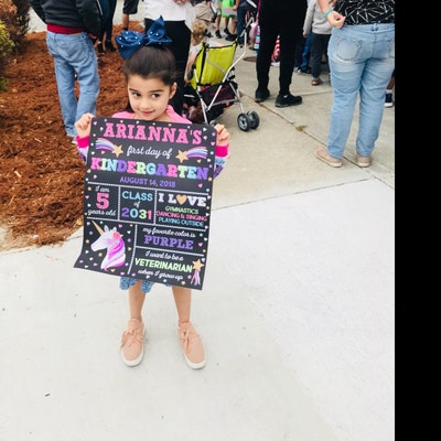 Unicorn First Day of School Sign, Back to School Sign, First Day of ...