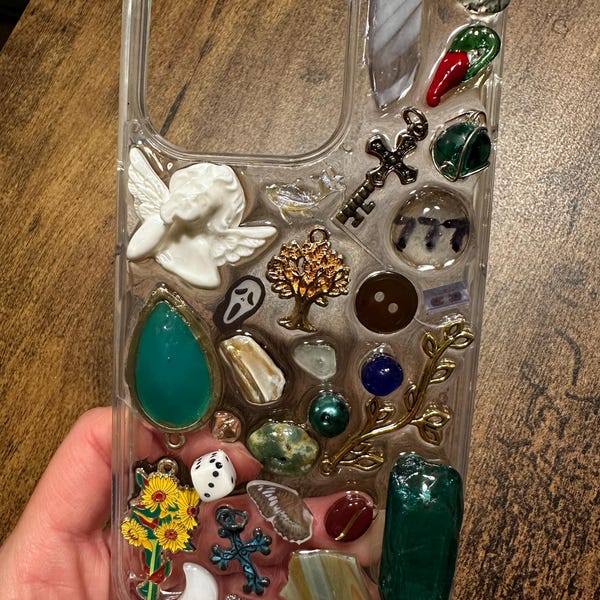 Custom Resin Charm Phone Case EXAMPLE - Etsy