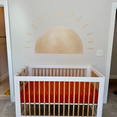 Large Sun Removable Wall Decal / Oversized Sun Decal / - Etsy