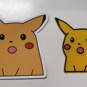 Surprised Pikachu Sticker Pokemon Memes - Etsy