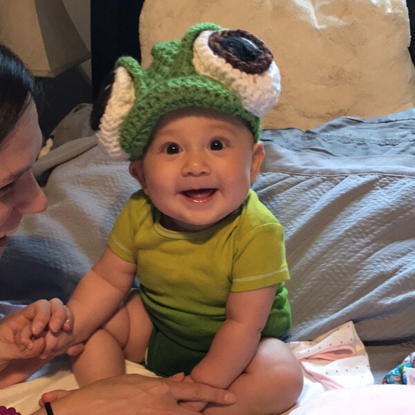 Crochet Pascal the Chameleon Hat - Cartoon Costume Hat - Tangled ...