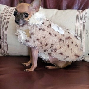 Handmade Luxurious Personalized Bone Fur Coat for Dogs With Tailoring ...