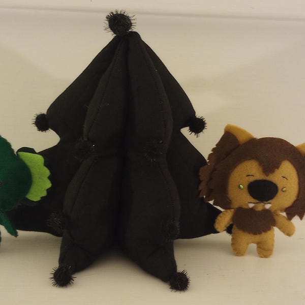 Wizard of Oz Felt Toy Sewing PDF and SVG Patterns, Dorothy, Toto, Tin ...