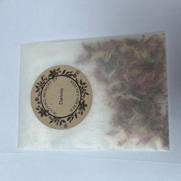 Personalised Wedding Favours Seed Packets, With Natural Biodegradable ...