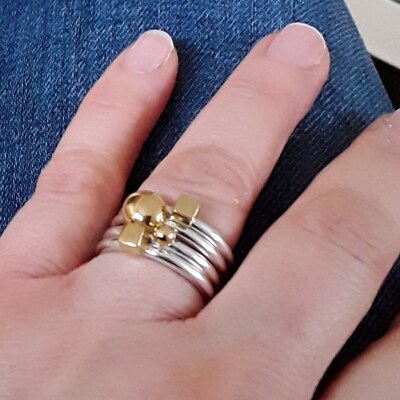 Silver Berry Ring Stacking Ring Bobble Ring Silver Ring - Etsy UK