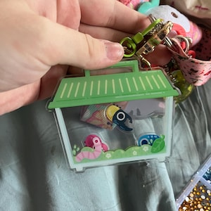 Bug Keeper 3.5 Inch Shaker Acrylic Charm Critter Keeper Keychain Nature ...