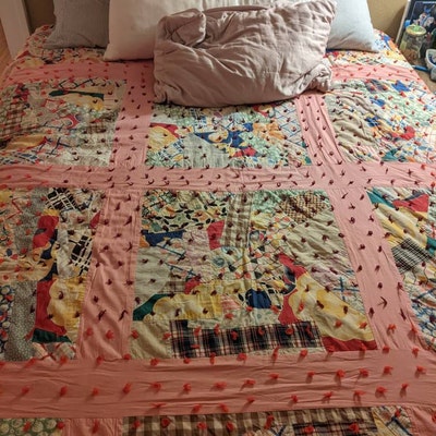 Victorian Crazy Quilt Patchwork Scrap Piece for Sewing Projects Up ...