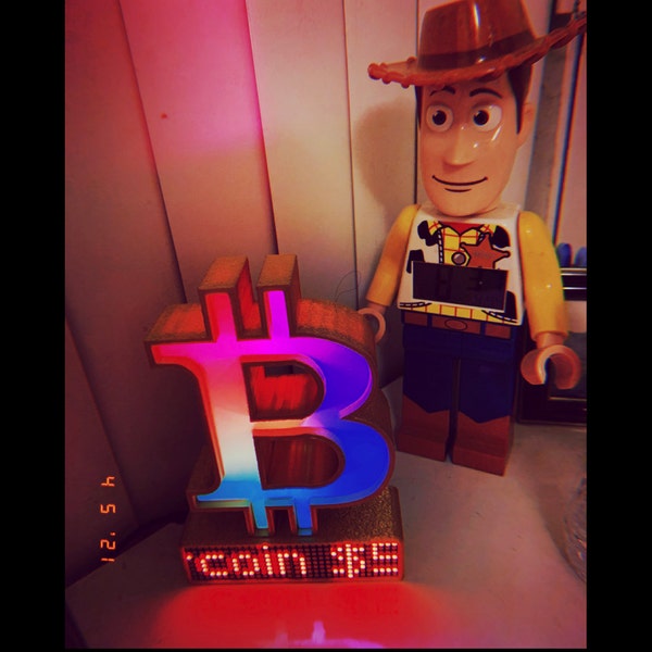 Crypto Ticker Bitcoin Matrix Display Wi-fi - Etsy