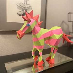 Cow papercraft sculpture printable 3D puzzle papercraft Pdf | Etsy