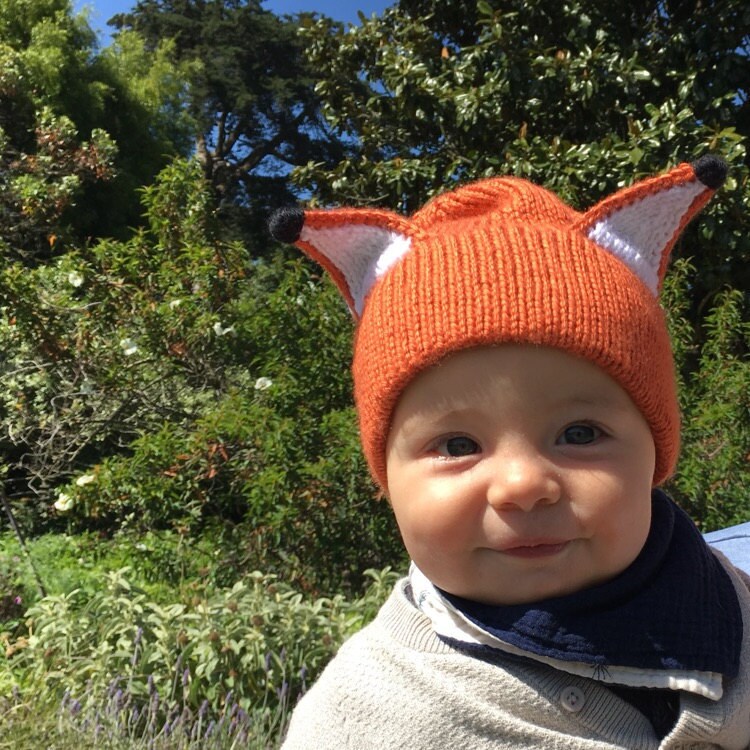 Knit Fox Hat Crochet Fox Hat Fox Hat Fox Costume Halloween | Etsy