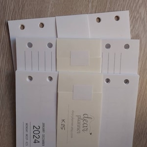 PRINTED Contacts Info Insert Address List Refills Half Letter Planner ...