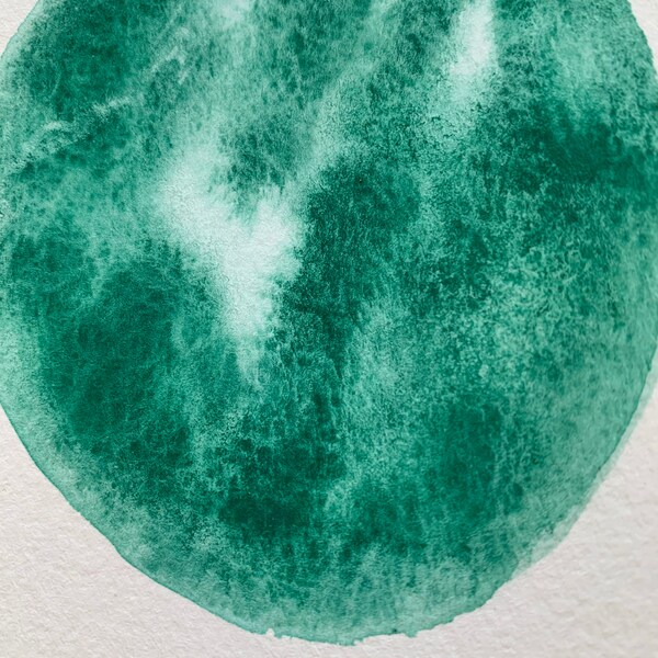 Heavy Emerald Handmade Watercolor Paint by P. - Etsy