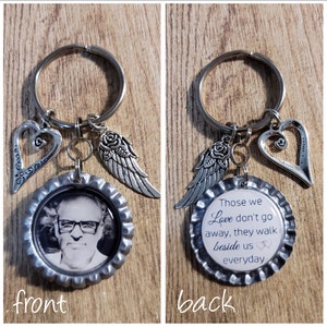 Memorial Keychain Memorial Gift Photo Memorial Remembrance Gift Custom ...