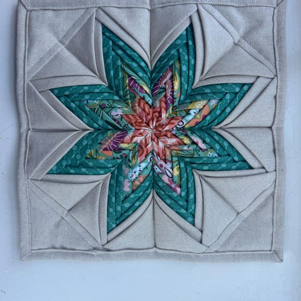 Folded Fabric Star Trivet- Digital Pattern Download - Etsy