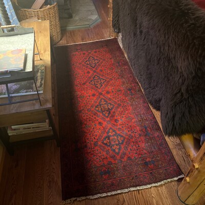 10x14 Ft Birds Red Color Area Rug 10x13'10 Ft Hand - Etsy