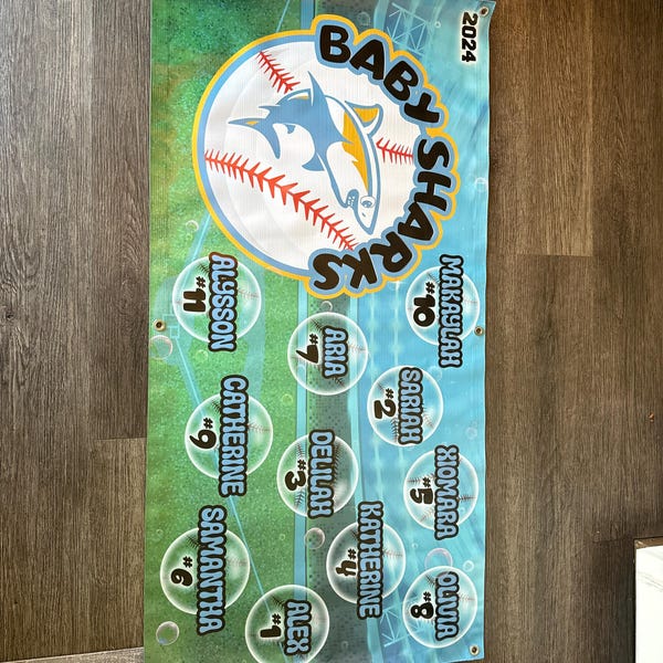 Soccer Team Banner - Completely Customizable - Includes Design & Print ...