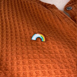 Aromantic Bar Pin Subtle Aro Pride Pin Flag Accessory | Etsy