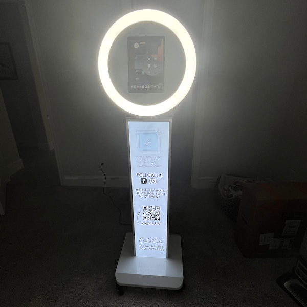 IPad Digital Photo Booth With Roaming Ring Light With a Free Flight ...