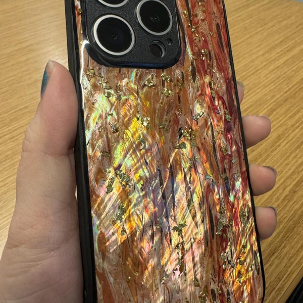 Natural Abalone Shell iPhone Case: Shimmering Protective Cover - Etsy