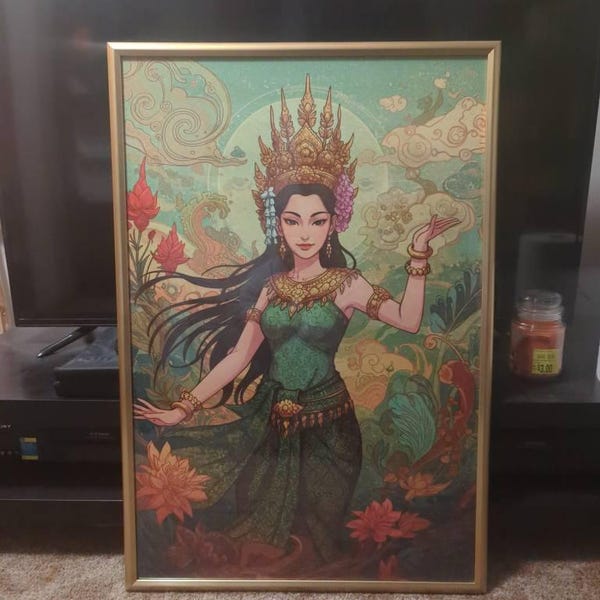 Cambodian Yeak Demon iPhone Wallpaper | Khmer Guardian Phone Background ...