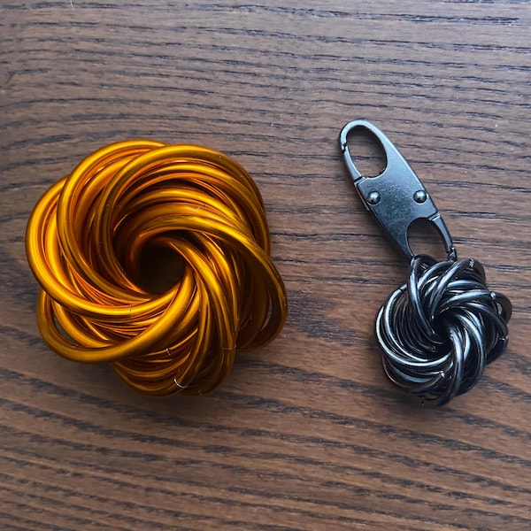 Custom Color Infinity Mobius Ball, Chainmail Fidget Toy, Lightweight ...
