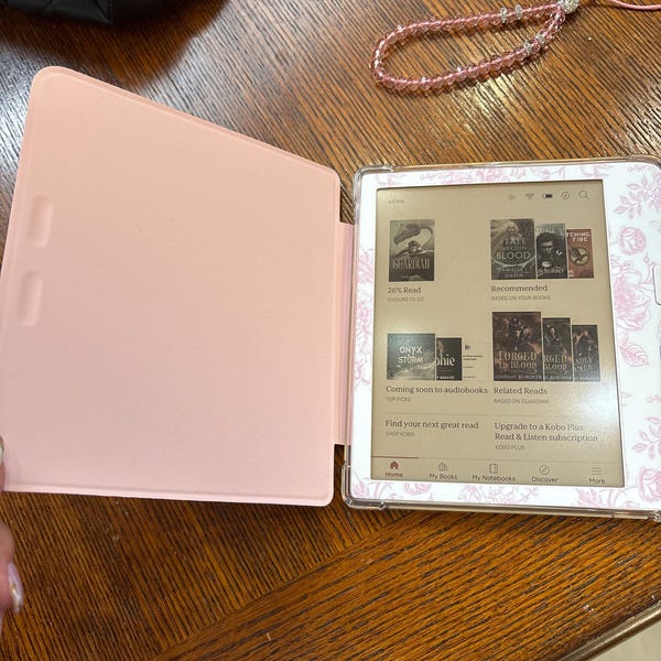 Handmade E-book Case With Stand,custom Name Logo Case for Kobo Libra 2 ...