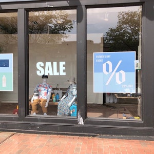 Barbershop Window Sticker Barber Shop Window Decal Display - Etsy