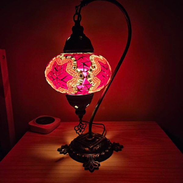 10 Variation - Turkish Lamp Mosaic Table Lamp | Turkish Moroccan Lamp ...
