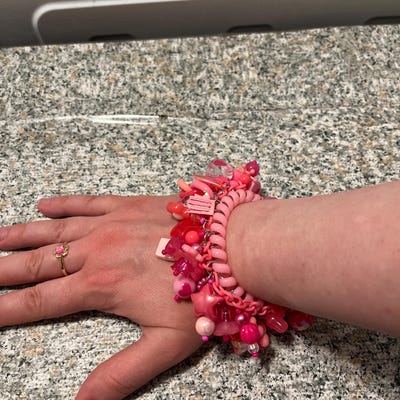 Colorful Clutter Necklace - Etsy