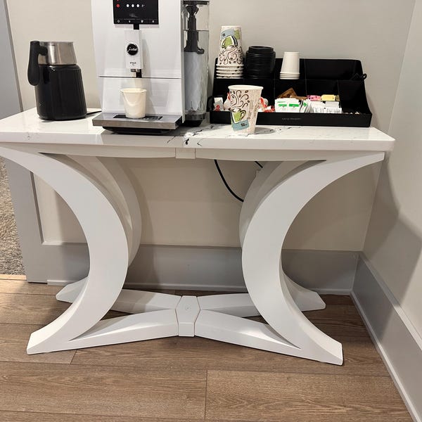 Dining Table Legs With Unique Tree Design. Premium Quality Made With ...