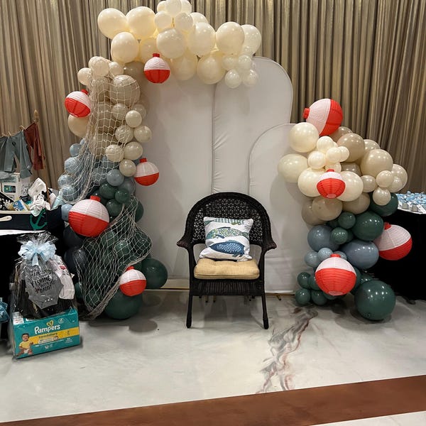 Dusty Blue and Grey Balloon Garland Kit Pacific Balloon Garland Boy ...