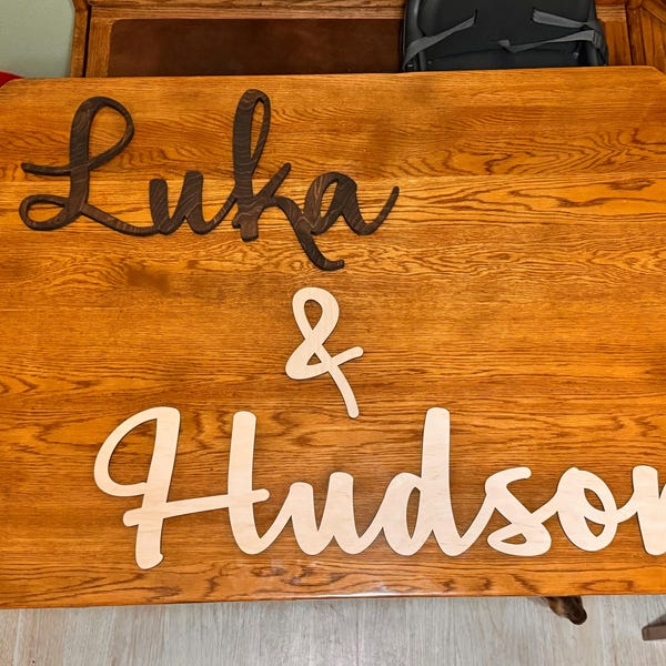 Personalized Wooden Name Sign for Nursery Custom Name Sign Name Wall ...