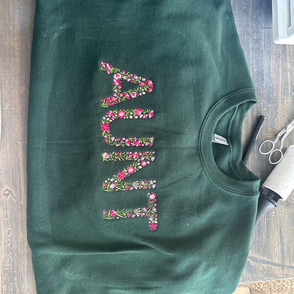 3 Sets of A-Z Flower Alphabet Embroidery Designs, Machine Embroidery ...