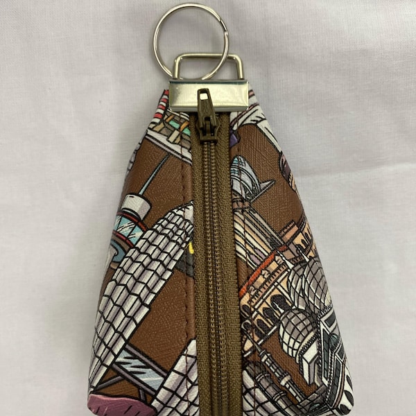 Key Fob Coin Pouch Pattern - Etsy