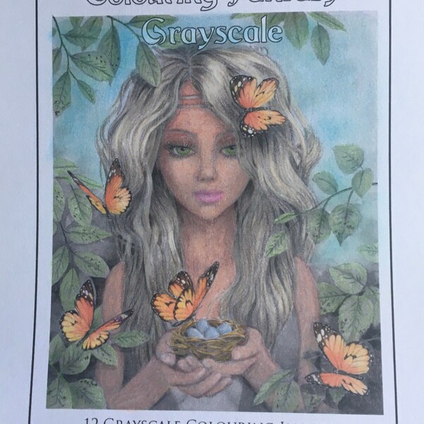 Colouring Fantasy Vol.1 PDF Colouring Book by Scot Howden - Etsy