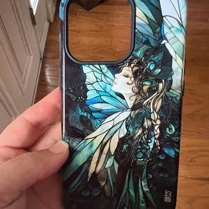 White Leaf Mosaic Stained Glass Aesthetic Phone Case for iPhone 8 X XR ...