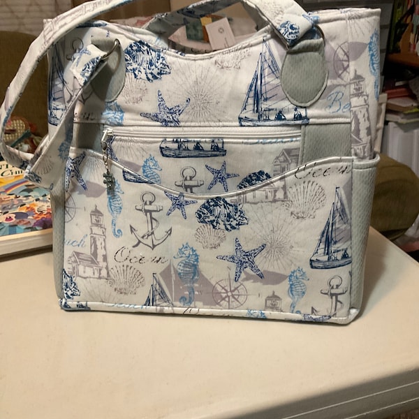 Emilina Handbag With Internal Zipper Pocket Divider PDF Pattern - RLR ...