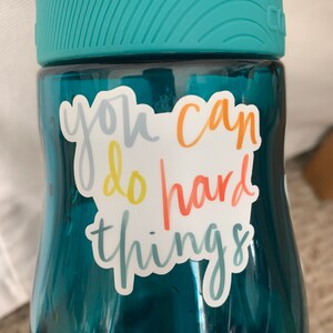 Encouraging Inspirational Stickers Waterproof Vinyl Decals You Can Do ...