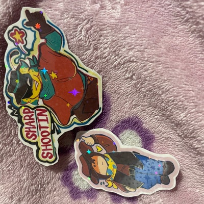 UNDERTALE YELLOW Holographic 9 Piece Vinyl Sticker Pack, Water ...