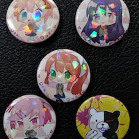 DDLC Holographic 1.5 Buttons - Etsy Canada