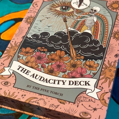 The Audacity Deck Skeleton Audacity Tarot Deck Tarot Card - Etsy