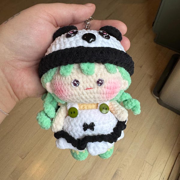 Crochet Doll Keychain, Doll Bag Charm, Doll Bag Accessory, Gift for ...