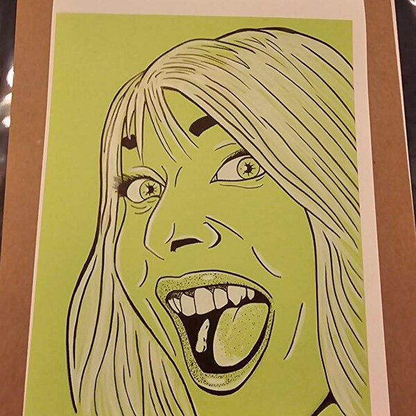 Beetlejuice Cartoon Ink Art - Etsy