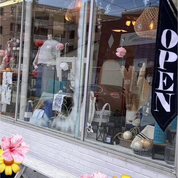 ELEGANT OPEN Flag * Double Sided * Heavy Weight Canvas * Handmade Pole ...