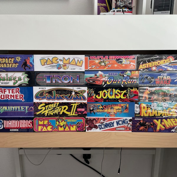 Arcade Marquee Signs for Your Game Room or Office - Etsy
