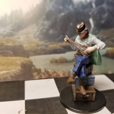 The Bard Preprimed 3D Printed Miniature Model by Great Grimoire for ...