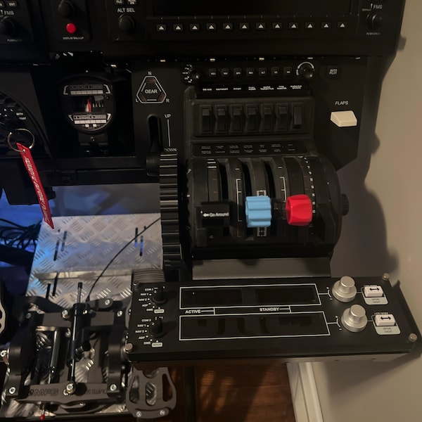 Logitech/saitek Panel Under Mount for Honeycomb Bravo Throttle - Etsy
