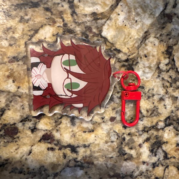 Chuuya Nakahara Bungo Stray Dogs Keychain - Etsy