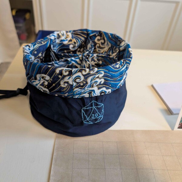 Six Section Dice Bag Sewing Pattern: Dnd Pathfinder and Roleplay ...